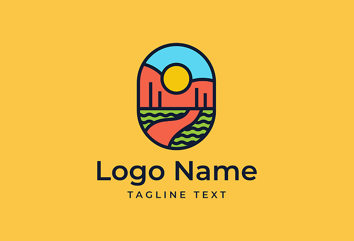 Appealing Landscape Logos | Renderforest