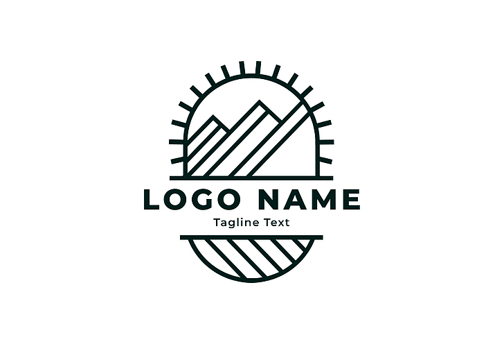 Modelli logo montagna sbalorditivi | Renderforest