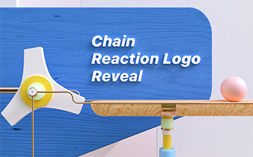 Chain Reaction Logo Reveal (7 Second Version) | Renderforest