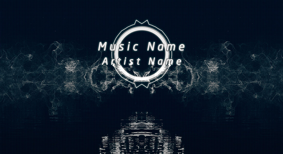 Pulsing Particles Music Visualizer (Widescreen) | Renderforest