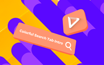 Colorful Search Tab Intro (Square Version) | Renderforest