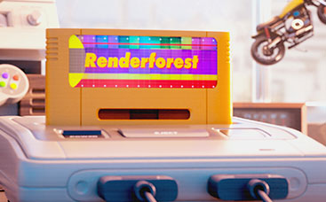 Retro Gaming Console Intro (Widescreen) | Renderforest