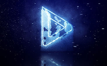 Frozen Neon Logo (Widescreen Version) | Renderforest