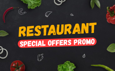 Restaurant Special Offers Promo (Widescreen Version) | Renderforest