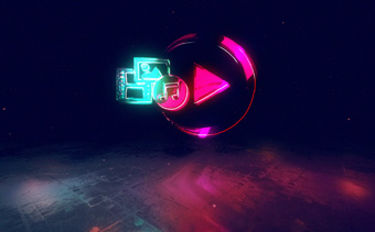 Glitch Colorized Logo Reveal (9 Second Version) | Renderforest