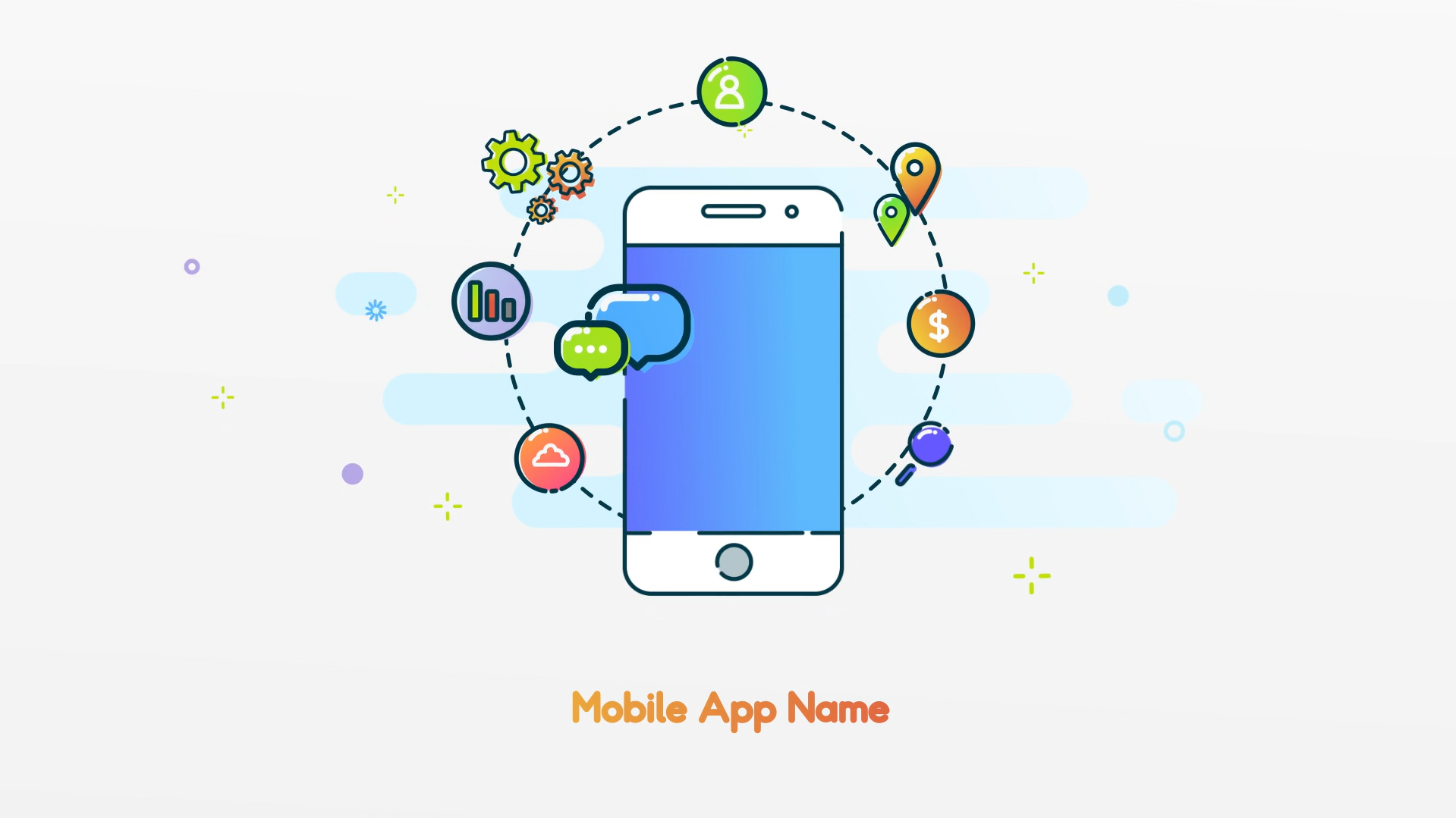 Functional Mobile App Promotion | Renderforest