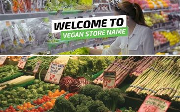 Vegan Store Promotion | Renderforest