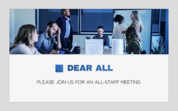 Team Meeting Announcement | Renderforest