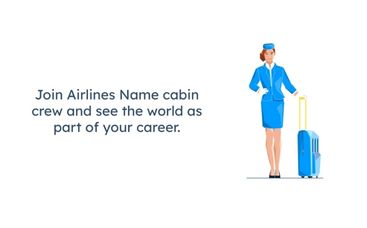 Cabin Crew Job Announcement | Renderforest