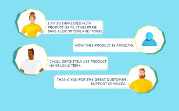 Animated Customer Reviews | Renderforest