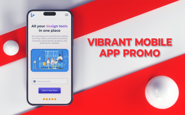 Vibrant Mobile App Promo (Square | 15 Seconds) | Renderforest