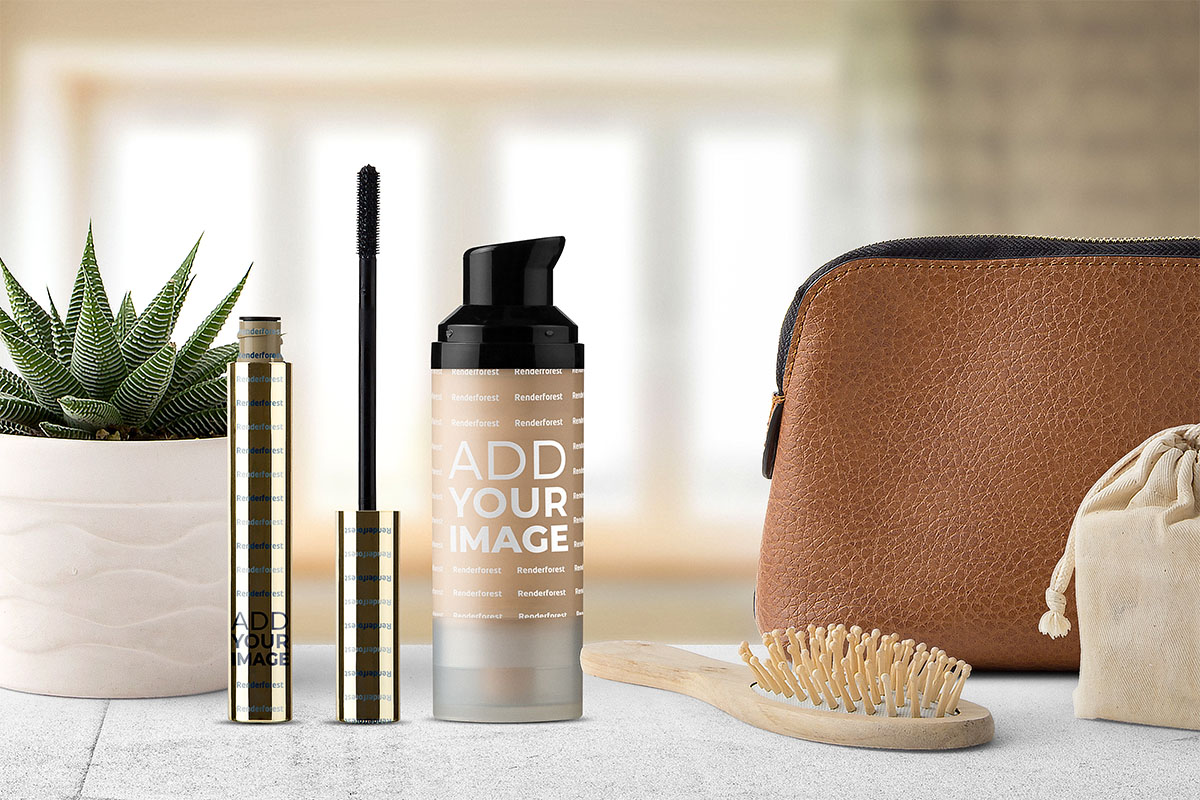 Makeup Products Mockup Pack | Renderforest
