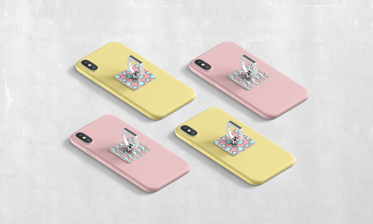 Mobile Ring Stand Mockups | Renderforest
