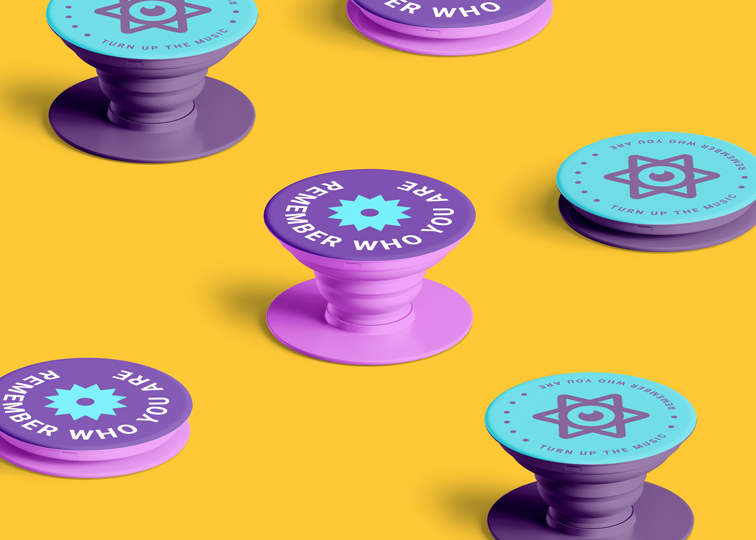 Smartphone Pop Sockets Pack | Renderforest