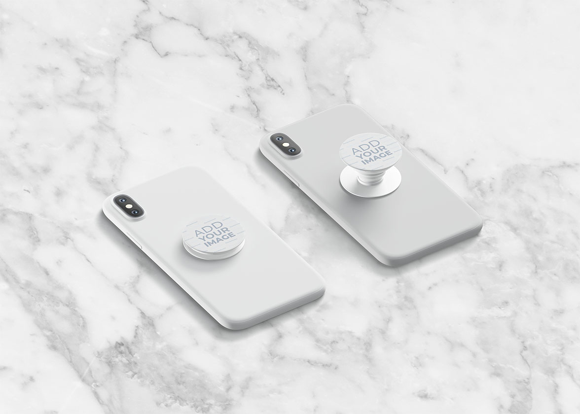Paquete de Pop Sockets para Smartphone | Renderforest