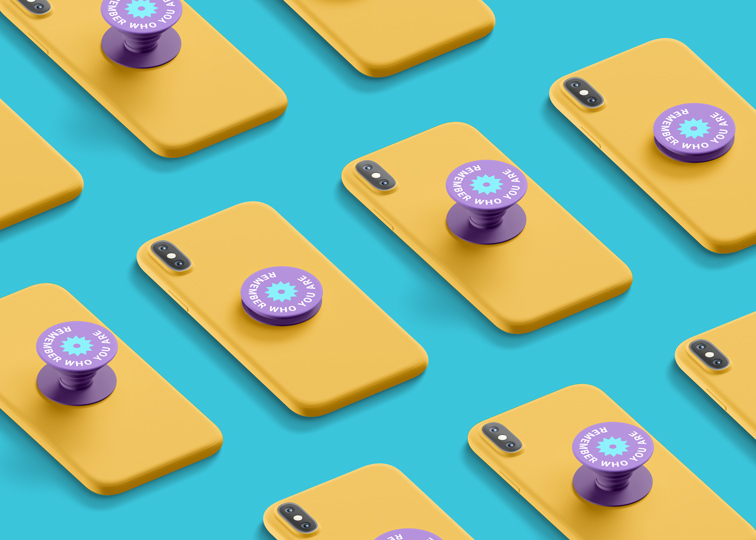 Smartphone Pop Sockets Pack | Renderforest