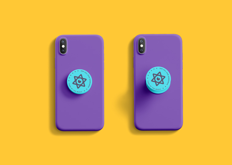 Smartphone Pop Sockets Pack | Renderforest