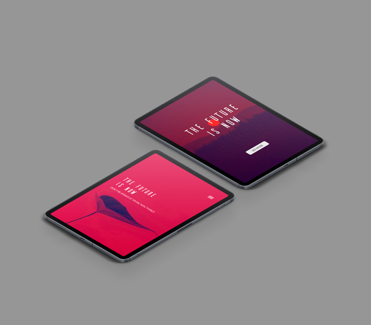 Isometric iPad Mockup Set | Renderforest