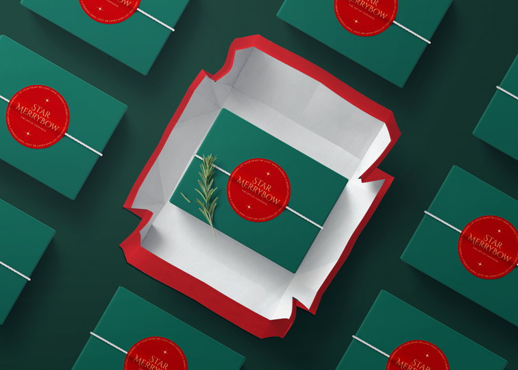 Christmas Packaging Mockup Set | Renderforest