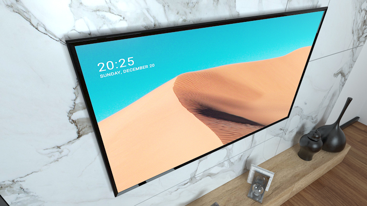 Flat-Screen TV Mockup Set | Renderforest