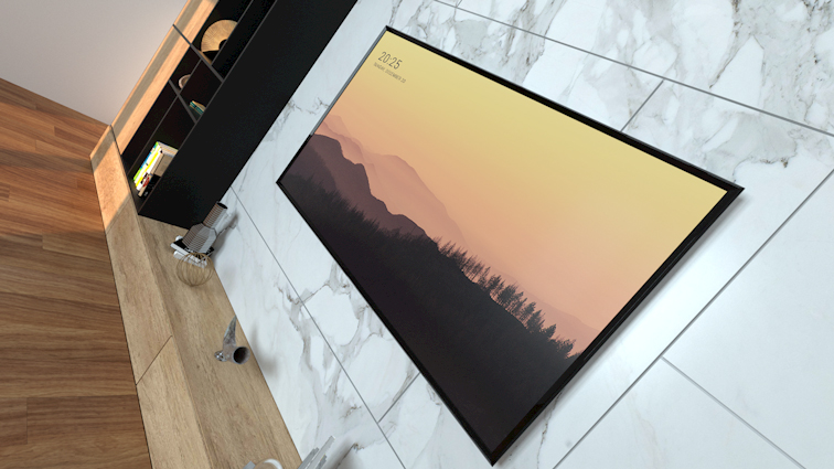 Flat-Screen TV Mockup Set | Renderforest