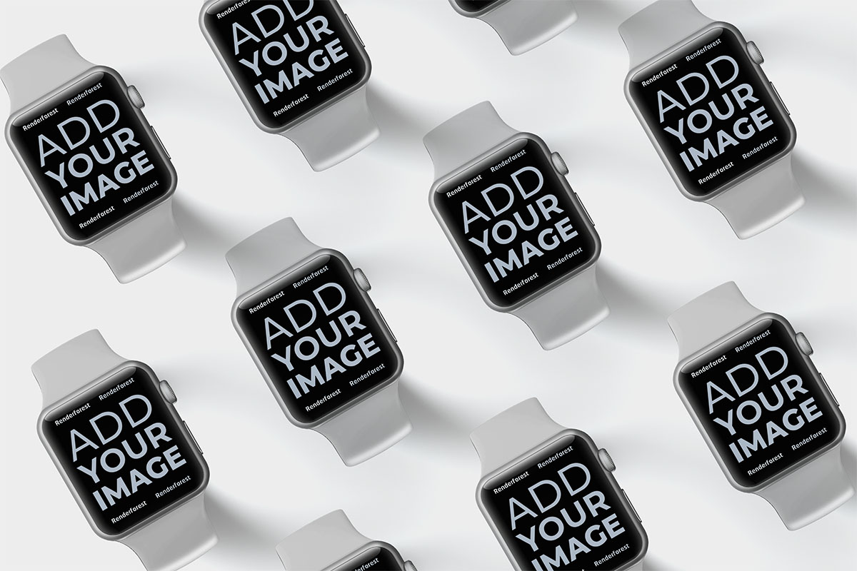 Elegant Apple Watch Pack | Renderforest