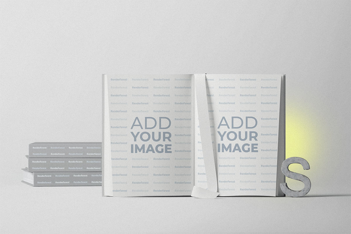 Book Release Mockup Set | Renderforest