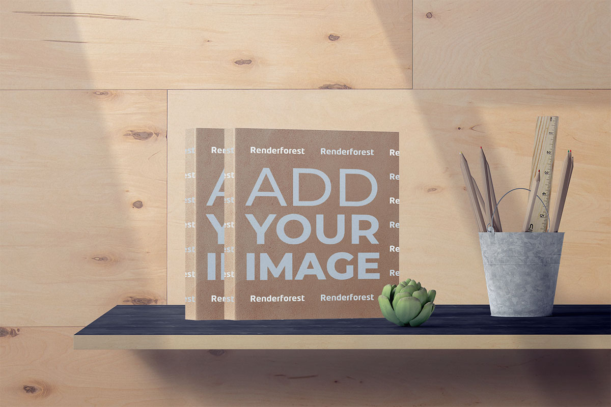 Modern Books and Decor Pack | Renderforest