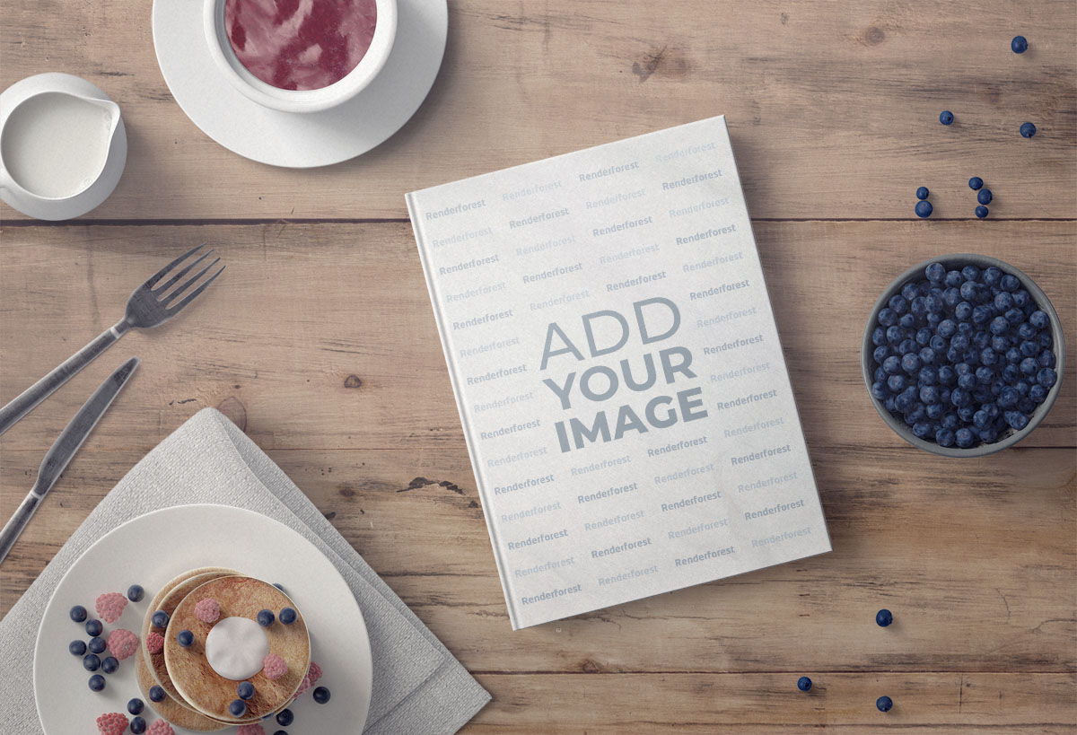 Hardcover Cookbook Mockup Pack | Renderforest