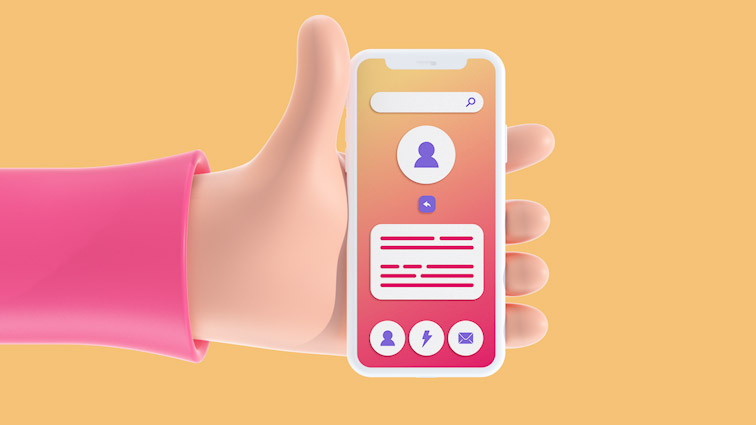 3D Cartoon iPhone Mockups | Renderforest