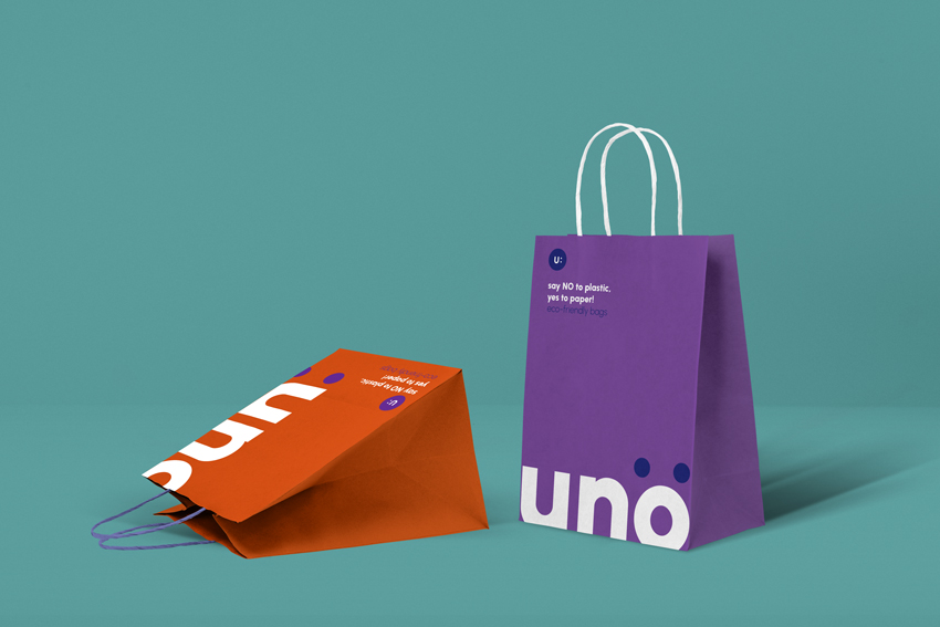 Clean Paper Bag Mockups | Renderforest