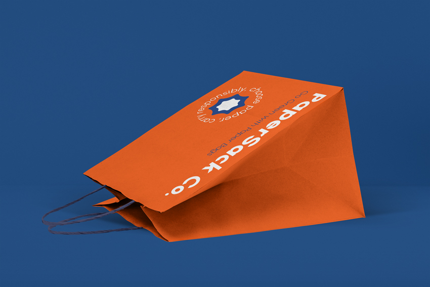 Clean Paper Bag Mockups | Renderforest
