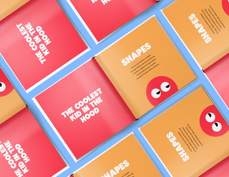 Colorful Book Mockups | Renderforest