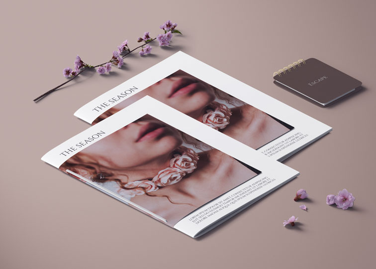 Aesthetic Magazines Mockups | Renderforest