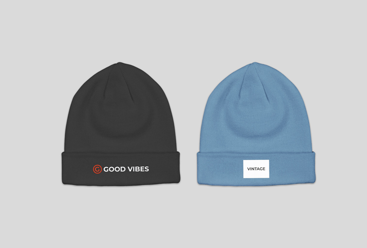 Trendy Beanie Collection Mockup Kit | Renderforest