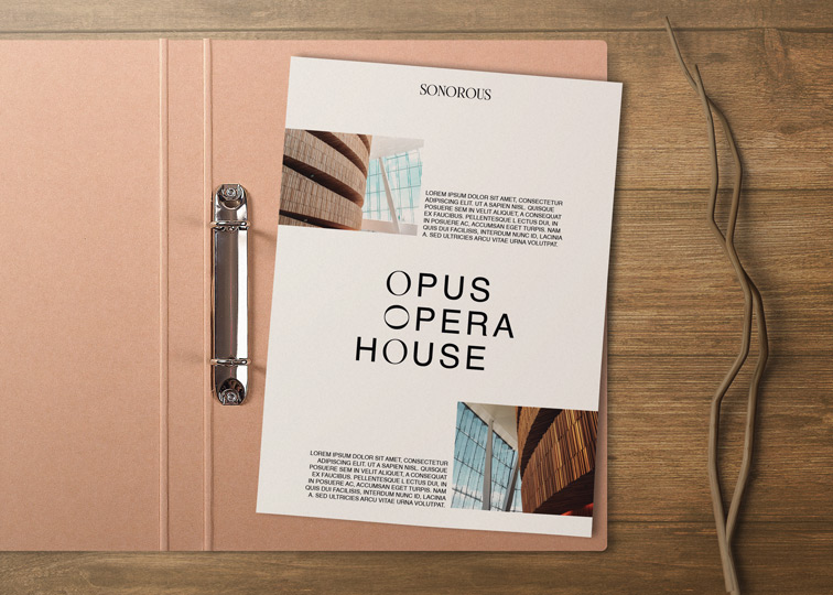 Kit de mockups de carpeta comercial | Renderforest