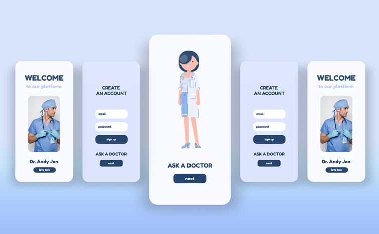 Medical App Promotion Mockups | Renderforest