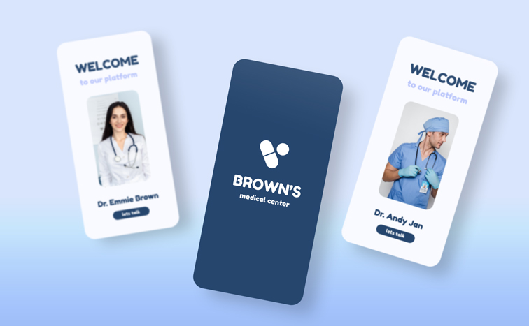 Medical App Promotion Mockups | Renderforest