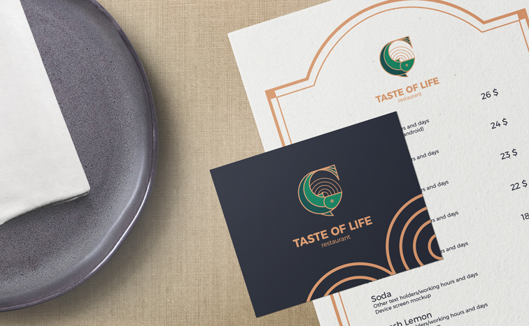 Minimalistic Menu Mockups | Renderforest