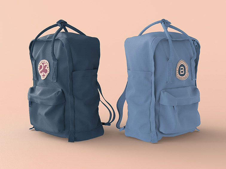Trendy Backpacks Mockup Set | Renderforest