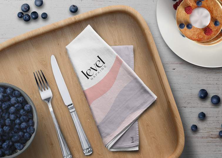 Napkin Collection Mockup Pack | Renderforest