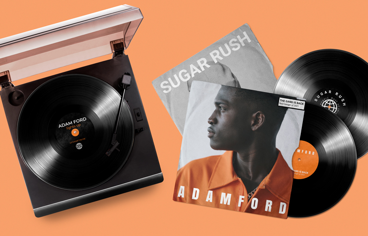 Retro Vinyl Record Mockups | Renderforest