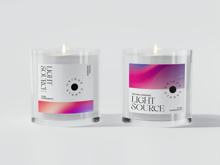 Minimalistic Candle Mockup Kit | Renderforest