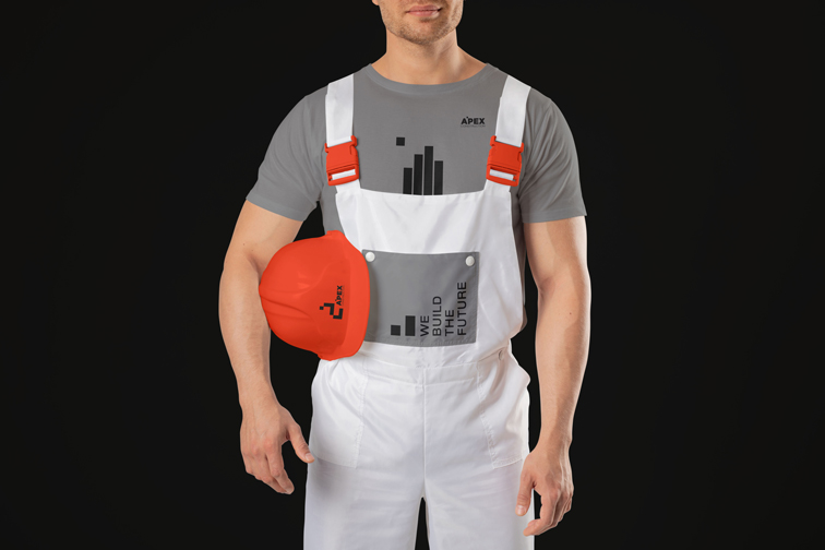 Construction Uniform Mockups | Renderforest