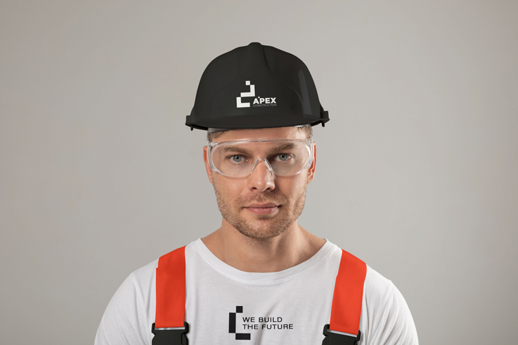 Construction Uniform Mockups | Renderforest