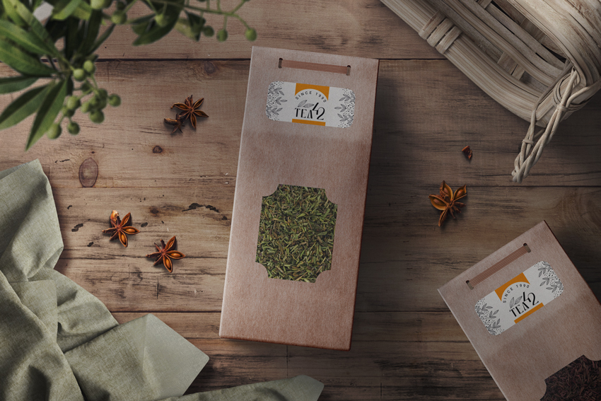 Tea Brand Packaging Mockups | Renderforest