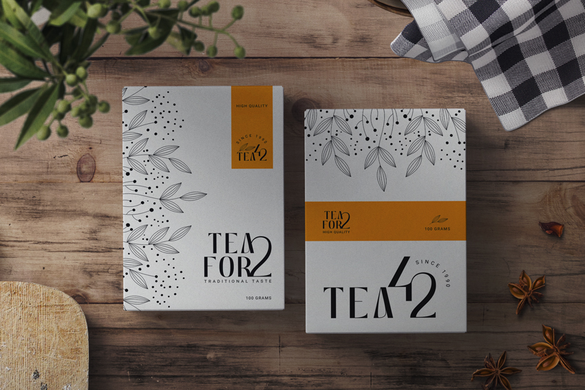 Tea Brand Packaging Mockups | Renderforest