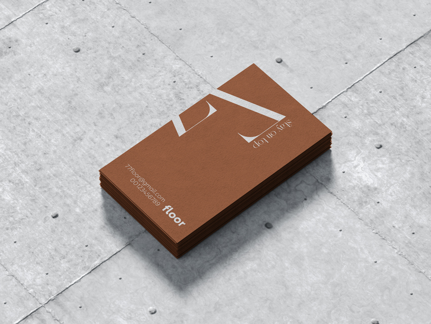 Minimalistic Business Card Mockups | Renderforest