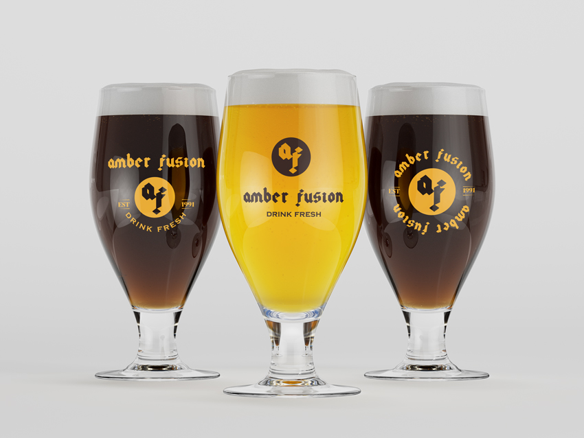 Beer Glass Mockup Collection | Renderforest