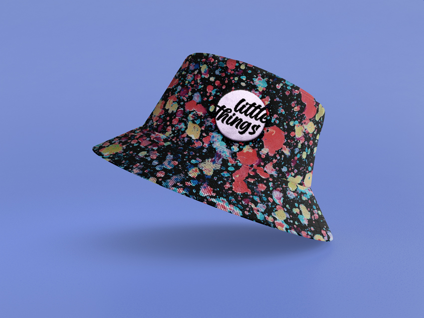 Colección de mockups de gorros de pescador | Renderforest